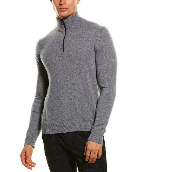 Amicale Cashmere | Sweaters | Amicale Cashmere Suede Piping Cashmere ...